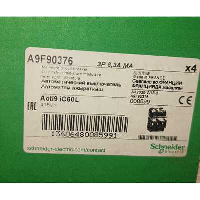 断路器A9F90376Acti9iC60L