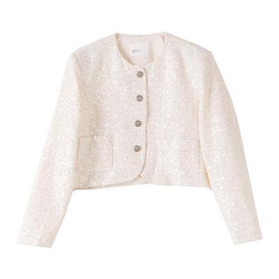 ENJOYME小香风外套女短款上衣