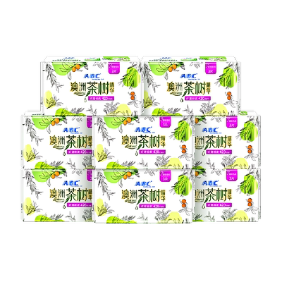 ABC夜用防漏澳洲茶树精华卫生巾