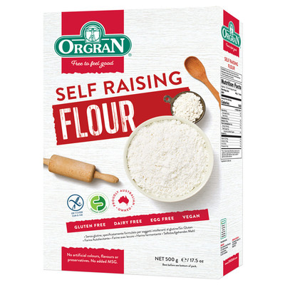 无麸质ORGRAN澳大利亚无小麦面粉