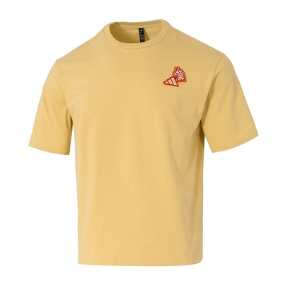 阿迪达斯T恤男女同款春季新款训练运动服短袖休闲宽松T恤KQ5099