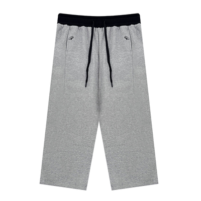 梵朵大码女装4388秋冬慵懒小个子垂感显瘦遮胯加绒阔腿裤直筒卫裤