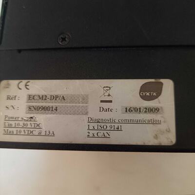 议价CINETIC ECM2-DP/A SN090014 Diagnostic communicstion