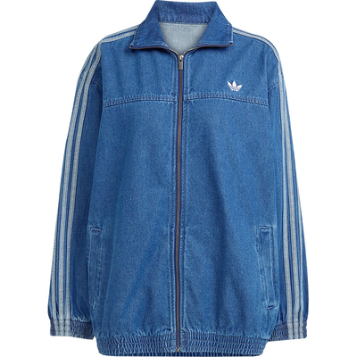 Adidas/阿迪达斯正品三叶草女士日常宽松牛仔运动休闲外套JY2896