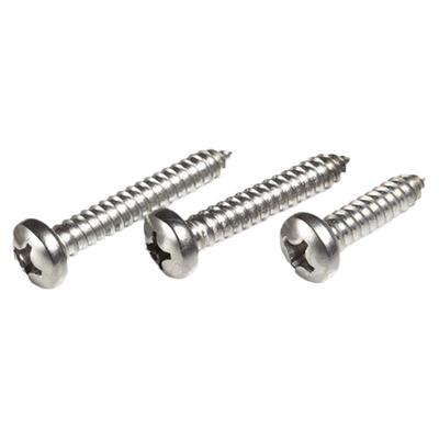 316不锈钢十字盘头圆头自攻钉