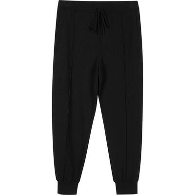 冬季九分裤速写奥莱宽松休闲