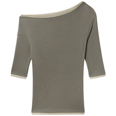 MissSixty斜肩两件式T恤