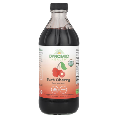 Dynamic Health,黑樱桃浓缩物，玻璃容器装，16 液量盎司（473 毫