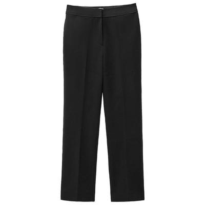 OVV秋冬新款女装挺括羊毛罗马布拉链口袋休闲通勤九分裤