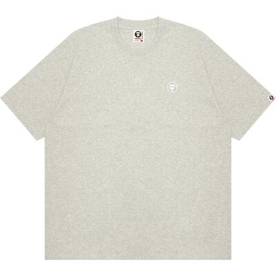 Aape字母刺绣休闲宽松短袖T恤