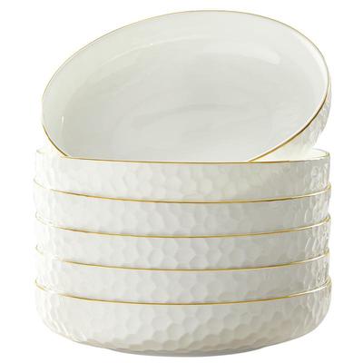 若岚品质骨瓷深菜盘子家用餐具