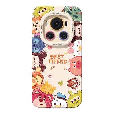 适用荣耀magic8手机壳女款magic5pro保护套新款honor全包防摔magic6至臻版硅胶磨砂涂鸦6por卡通头像华为软壳