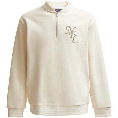 SEASONHIGH NFL联名秋冬款男装卫衣半拉链棒球领加绒背后胶印卫衣