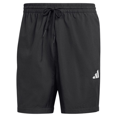 阿迪达斯男裤2025夏季新款梭织宽松简约运动休闲跑步五分裤JF1117