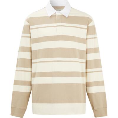 【D11秒杀】Officine Generale男条纹棉质平纹布 Polo 衫
