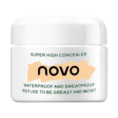 达人推荐novo强力遮瑕膏遮盖痘印雀斑点疤痕纹身泪沟脸部正品
