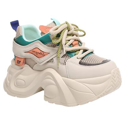 9cm内增高老爹鞋女显脚小透气