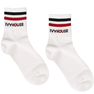 IVYHOUSE常春藤运动针织短袜