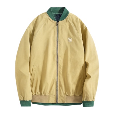 a02美拉德棒球慵懒感领棉服