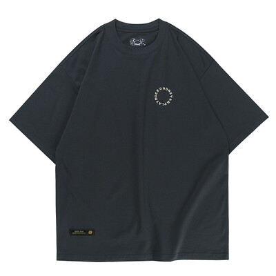 DICEOFF日系潮牌LOGO印花宽松纯棉休闲半袖圆领短袖t恤男