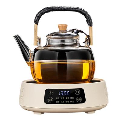 2025新款不挑壶电陶炉蒸煮一体茶壶烧水壶耐高温玻璃煮茶器套装