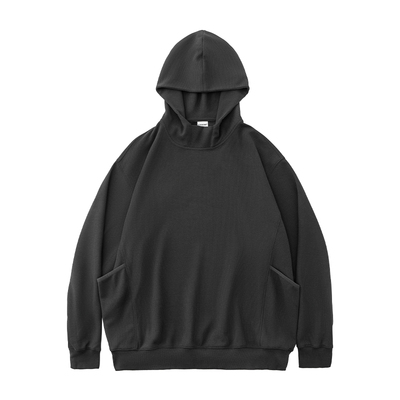 MOSEALAND华夫格连帽卫衣