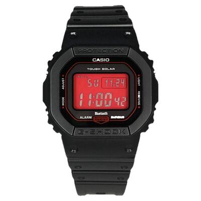 卡西欧小方块手表男血屏蓝牙电波