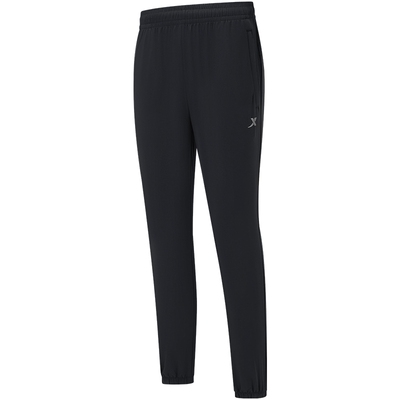 特步运动九分裤女春季新款速干弹力跑步训练女裤官方旗舰店正品