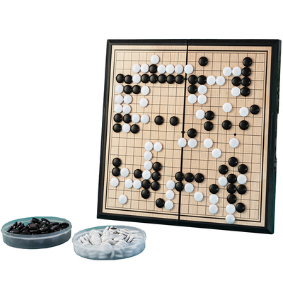 磁性五子棋围棋子儿童初学便携套装小学生带磁性标准棋盘成人大号