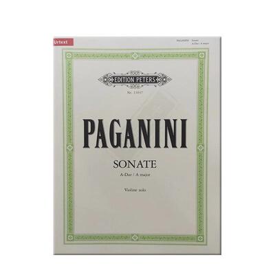 帕格尼尼A大调奏鸣曲小提琴
