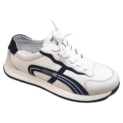 西瑞鸟专柜透气头层牛皮休闲男鞋