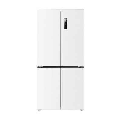 美菱无忧嵌420L冰箱十字四门嵌入