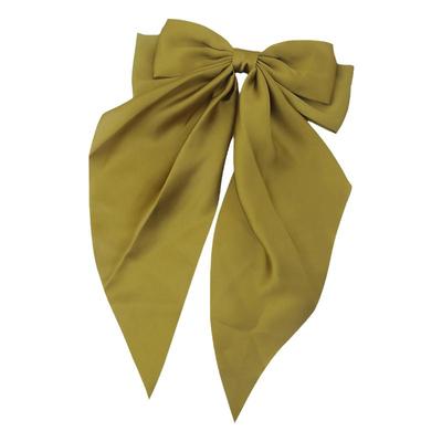 蝴蝶结发夹黑色弹簧头饰后脑勺