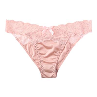 法式性感纯欲牛奶丝蕾丝内裤女