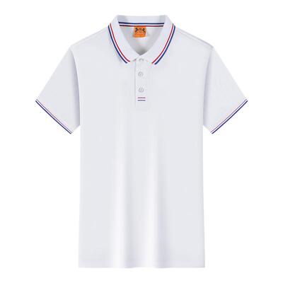 短袖T恤翻领休闲青年上衣服潮流