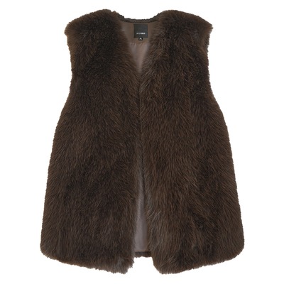 木子理想胖mm大码环保皮草马甲