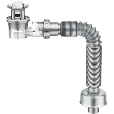 超薄短款洗手盆下水器防臭套装