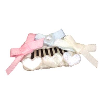 宠物发夹新款手作BB夹狗狗猫咪小香风珍珠发夹梳蝴蝶结马尔济斯狗