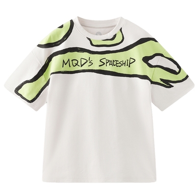 【吸湿速干】MQD童装男童短袖t恤2025夏新款圆领儿童圆领衣服上衣