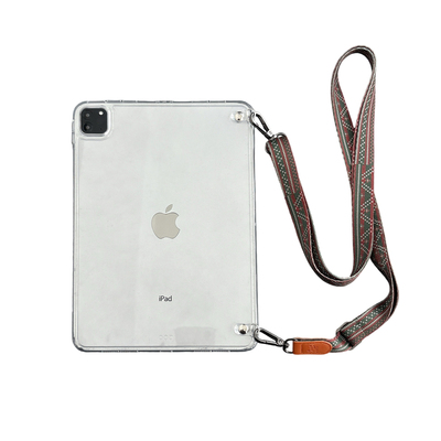 透明亚克力ipad可调节肩带保护壳