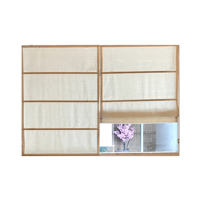 亚麻罗马帘茶室民宿日式