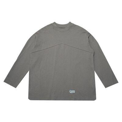 CITYDIVE Patchwork LS Tee 重磅廓形复古质感全棉 拼接长袖Tee