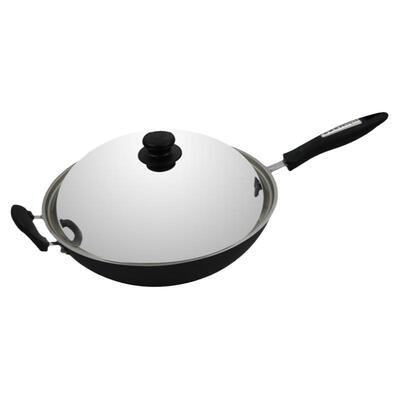 富硒康34cm轻便不生锈无涂层