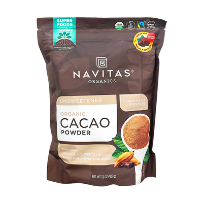 现货Navitas生可可粉907g大包装