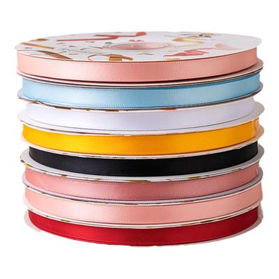 芭蕾风纯色1cm涤纶蛋糕包装丝带