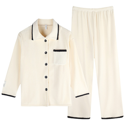 轩靓睡衣女冬季加绒海岛绒高级感