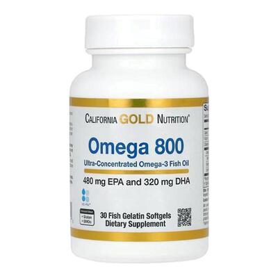 CGN加州黄金欧米伽800深海鱼油高纯度omega3甘油三酯