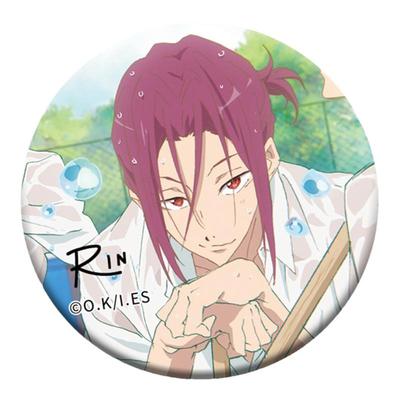 Free男子游泳部夏日双闪徽章