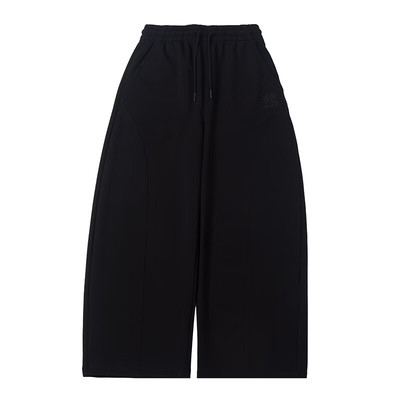 MLB男女同款针织运动长裤阔腿裤