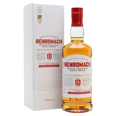 本诺曼克10年单一麦芽苏格兰威士忌700ml Benromach 英国进口洋酒